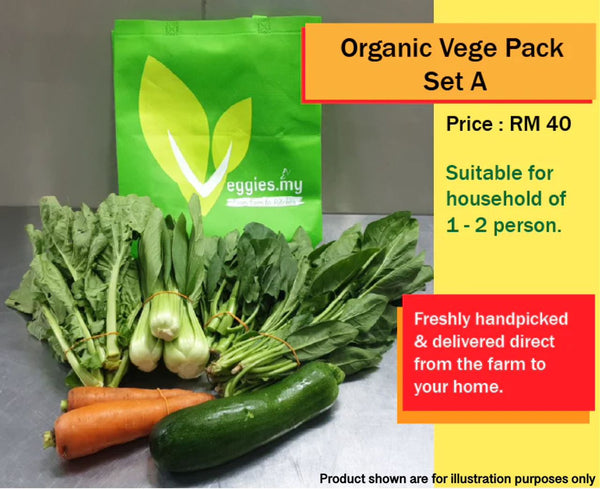 Organic Vege Pack Set A – Veggies.my