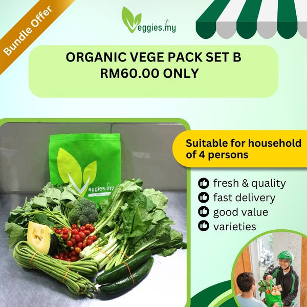 Organic Vege Pack Set B (3.5kg) – Veggies.my